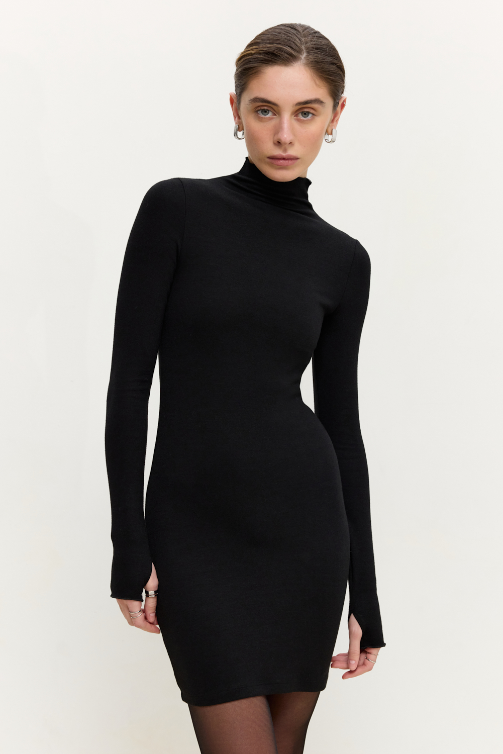 HIGH NECK MINI DRESS - buy at PAPAYA |Ukrainian brand