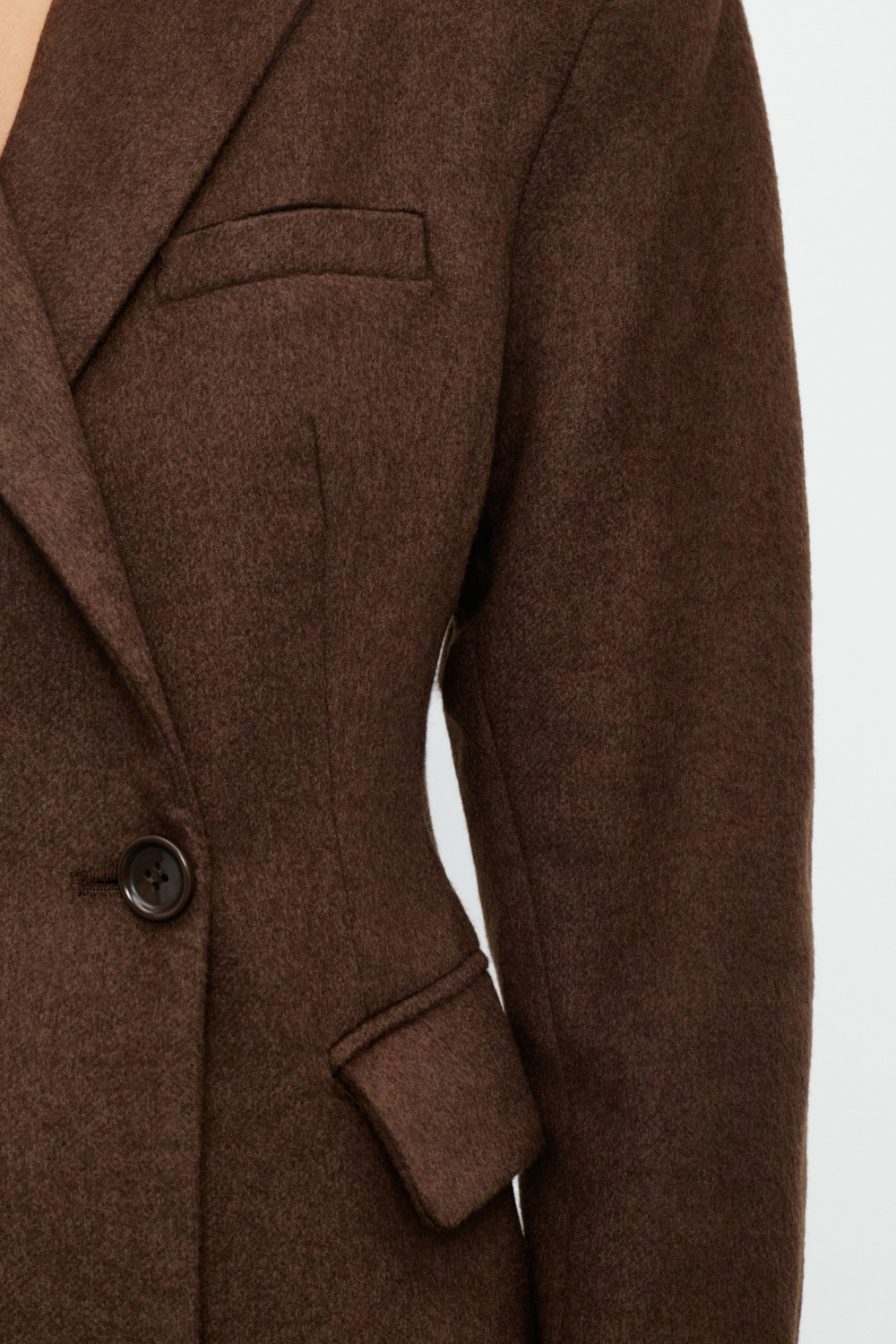 WOOL BLEND FITTED COAT - buy at PAPAYA |Ukrainian brand